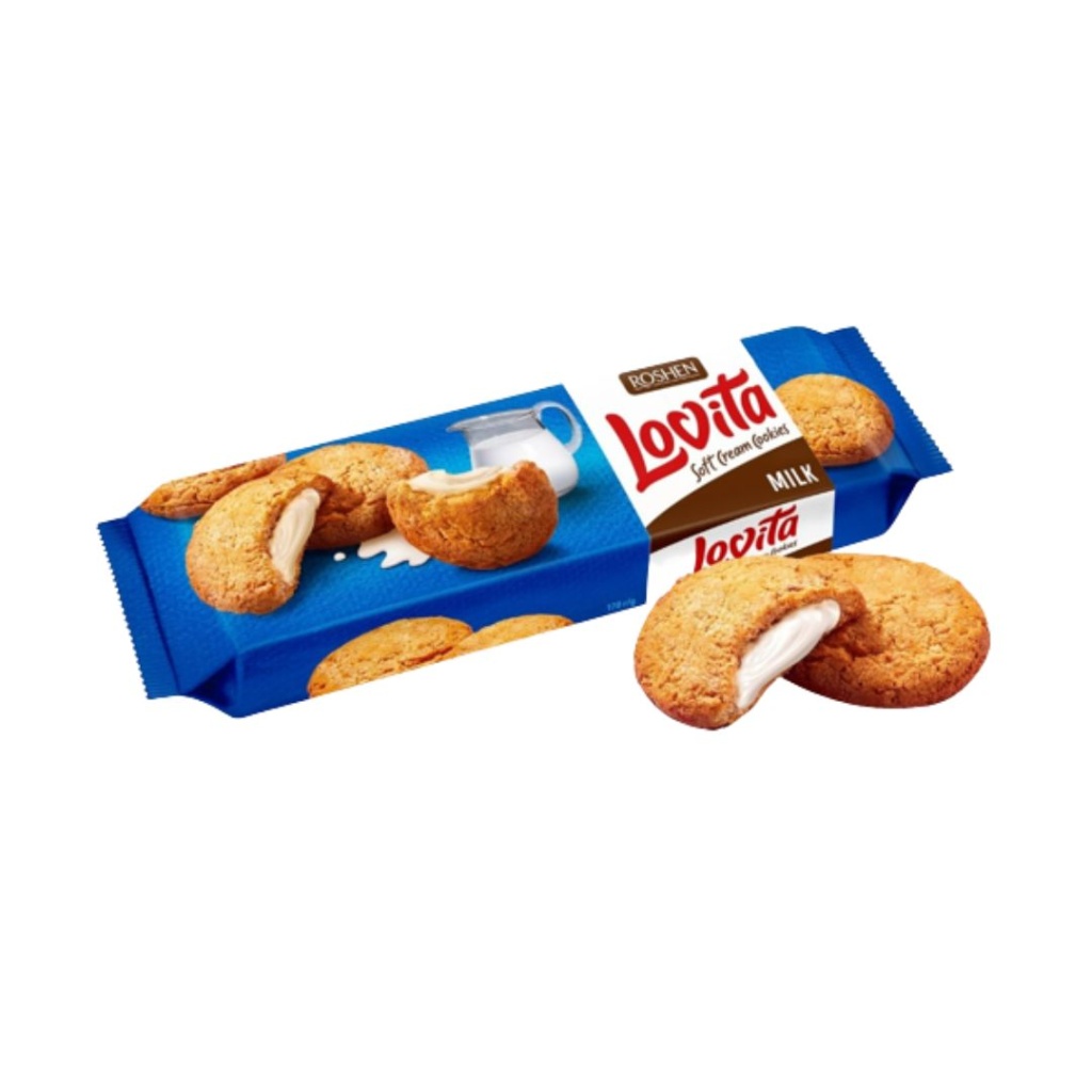 Roshen Lovita Soft Cream Cookies - Milk - Shumkar Express