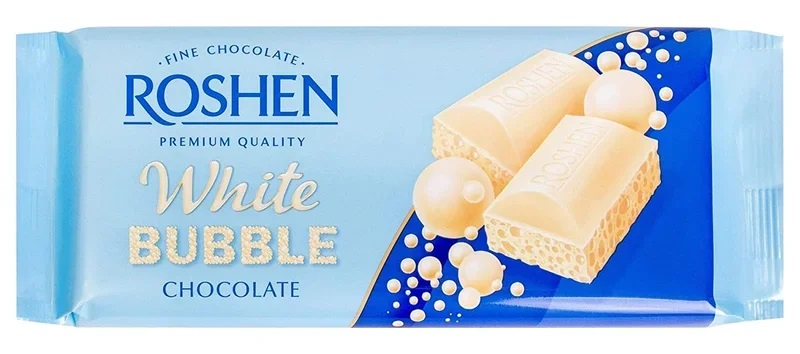 Roshen Aerated White Bubble Chocolate - Shumkar Express