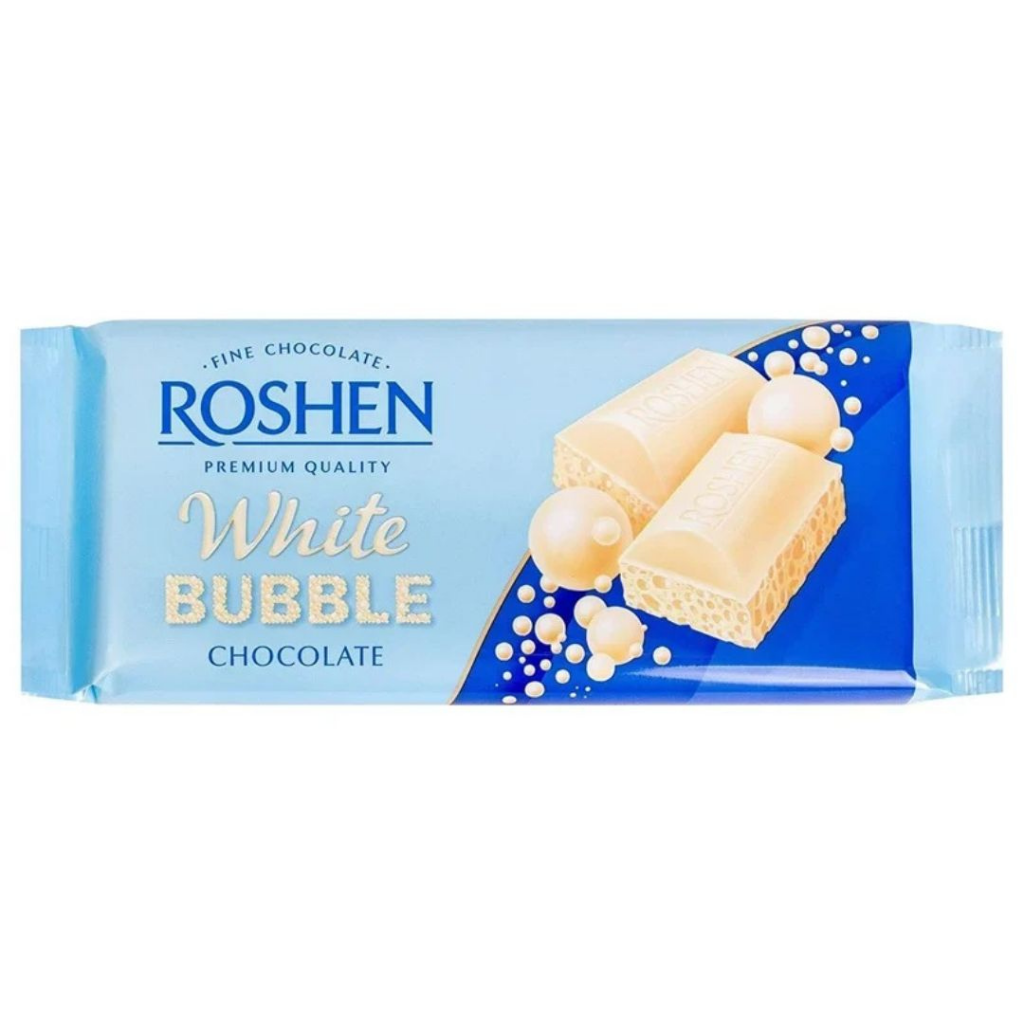 Roshen Aerated White Bubble Chocolate - Shumkar Express