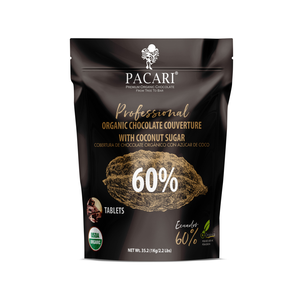 Pacari Organic chocolate drops/blocks 60% - Shumkar Express