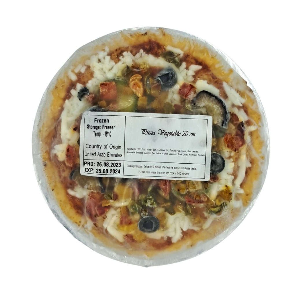 Pizza Vegetable Frozen - 20Cm (Cooked) - Shumkar Express