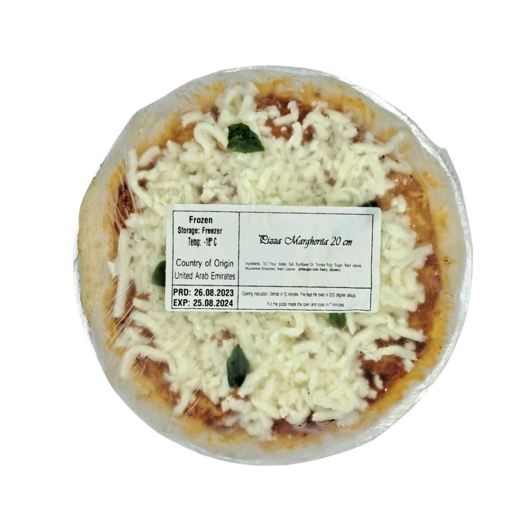 Pizza Margherita Frozen - 20Cm (Cooked) - Shumkar Express